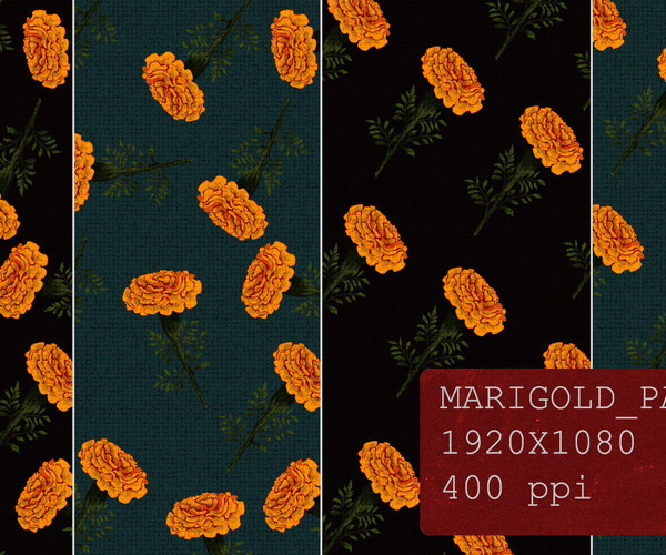 ArtStation - MARIGOLD_pattern_01