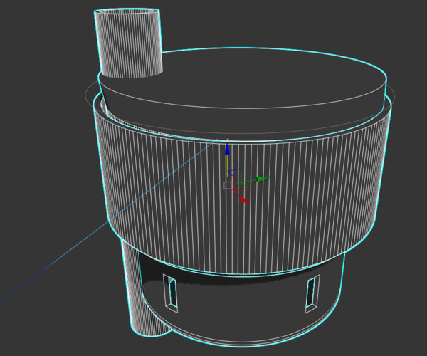 ArtStation - Cylinder Building | Resources
