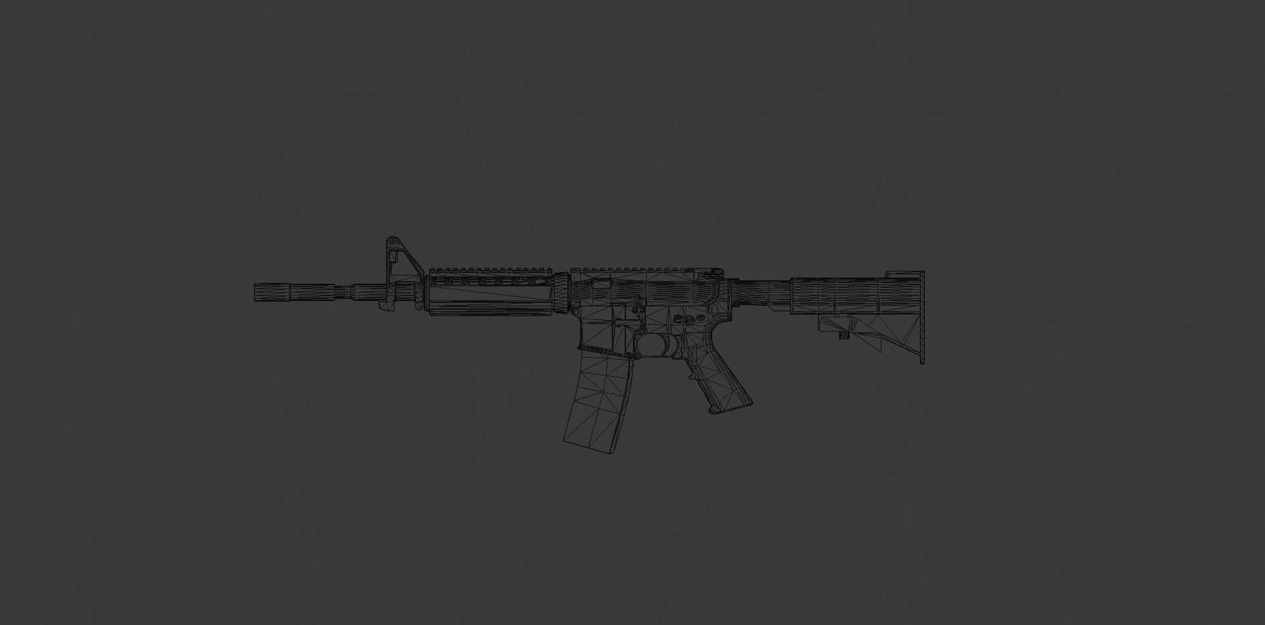 ArtStation - Assault rifle M4A1 | Resources