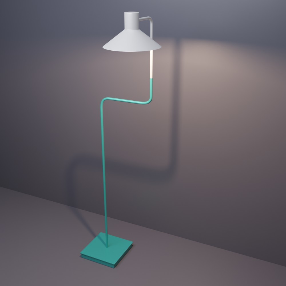 ArtStation - Floor lamp - Blender model | Resources