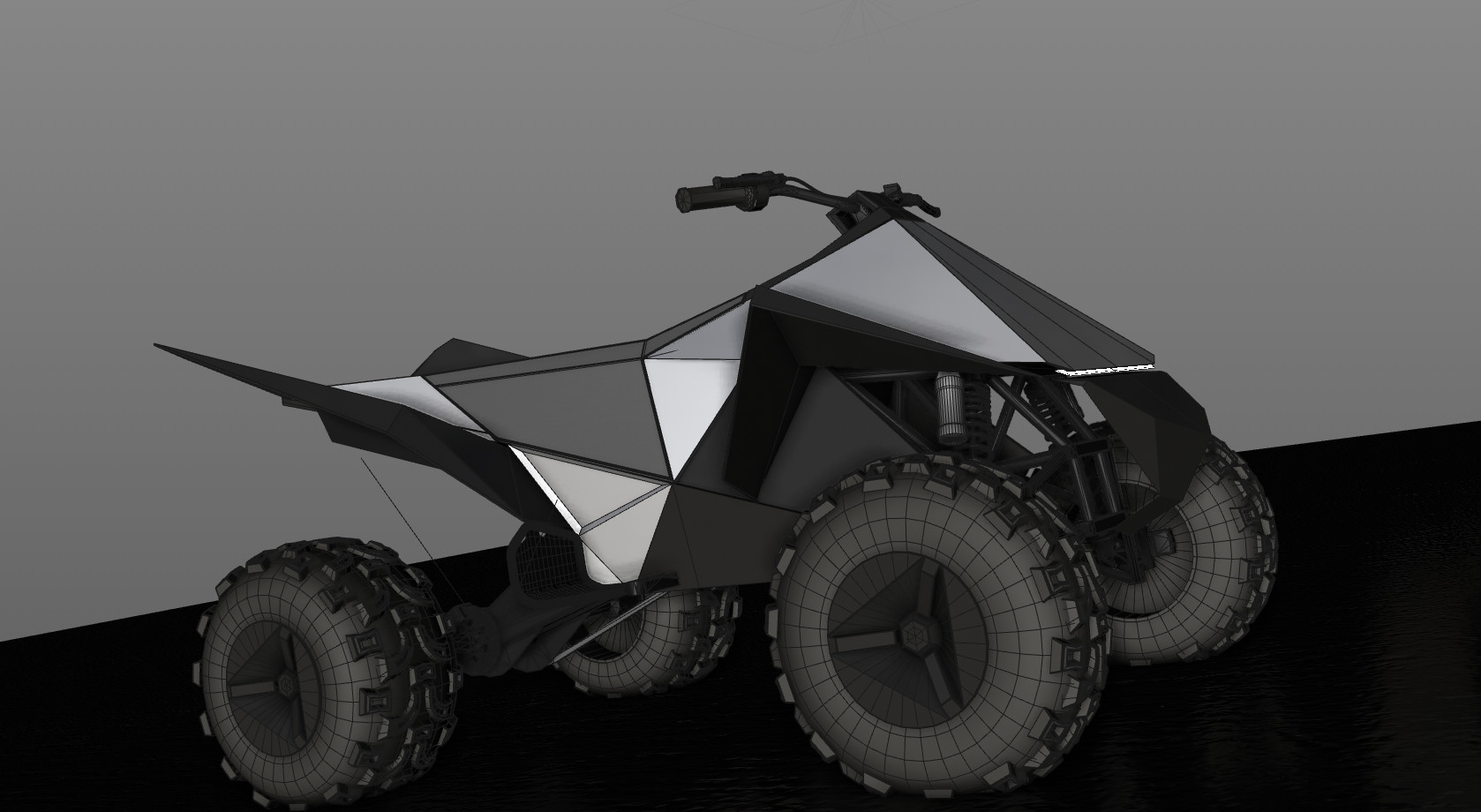 ArtStation - Tesla Cyberquad 2019 | Resources