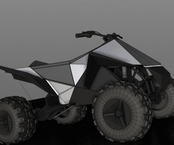 ArtStation - Tesla Cyberquad 2019 | Resources