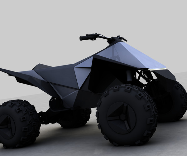 ArtStation - Tesla Cyberquad 2019 | Resources