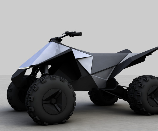 ArtStation - Tesla Cyberquad 2019 | Resources