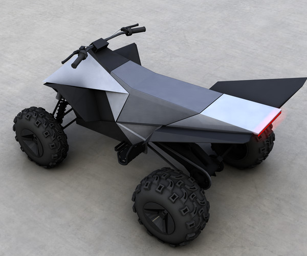 ArtStation - Tesla Cyberquad 2019 | Resources