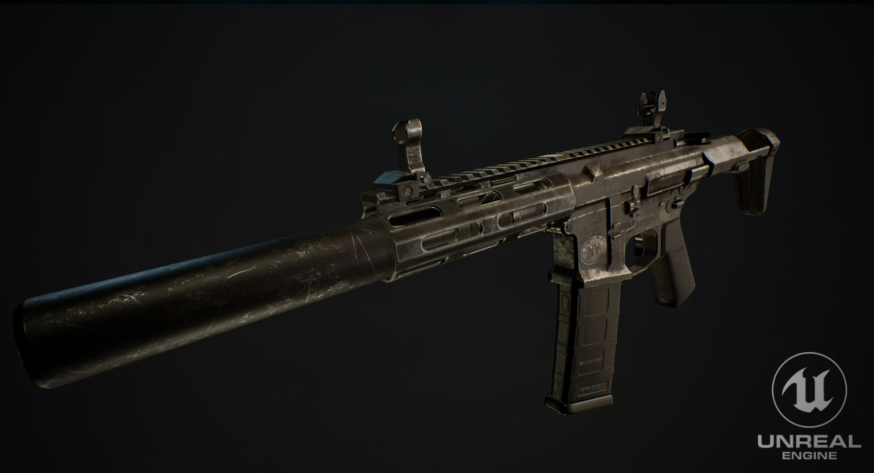 ArtStation - AAC Honey Badger PDW | Game Assets