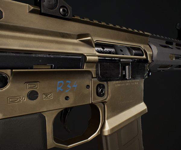 ArtStation - AAC Honey Badger PDW | Game Assets