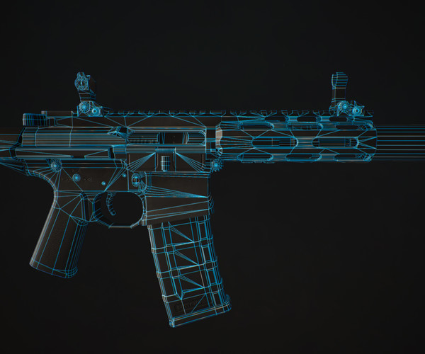 ArtStation - AAC Honey Badger PDW | Game Assets