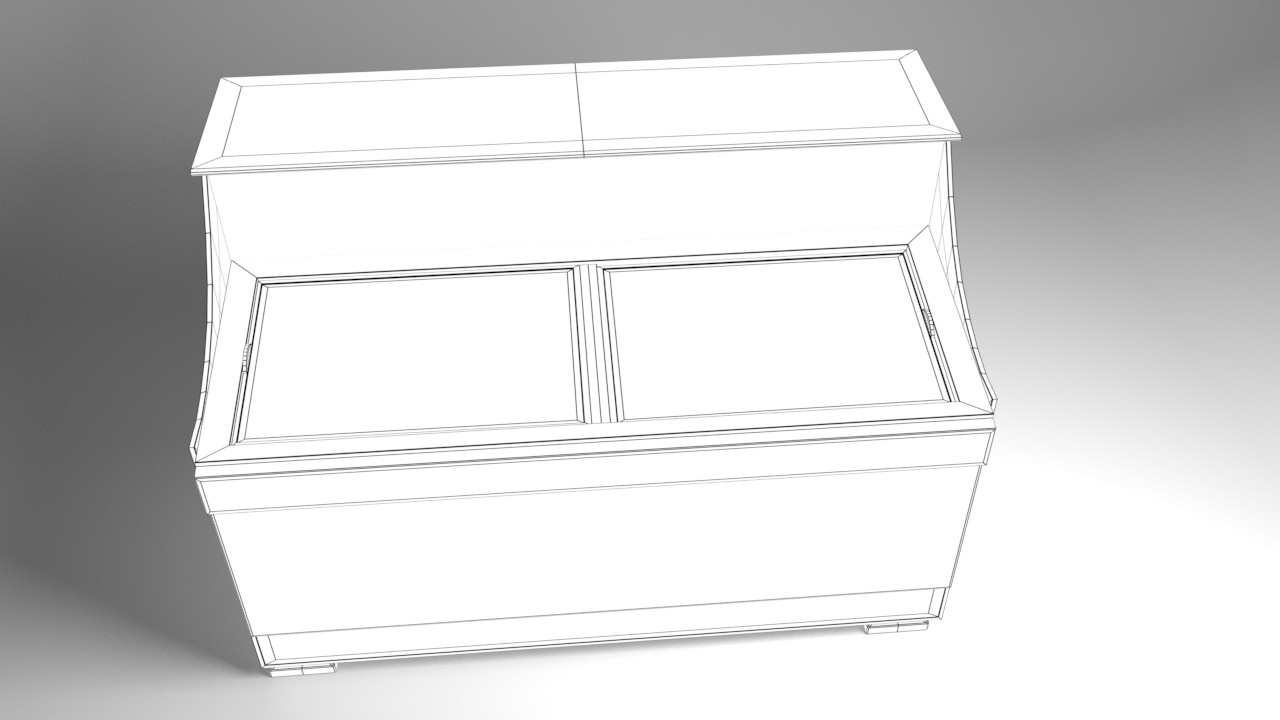 ArtStation - Modern Chest Freezer | Game Assets