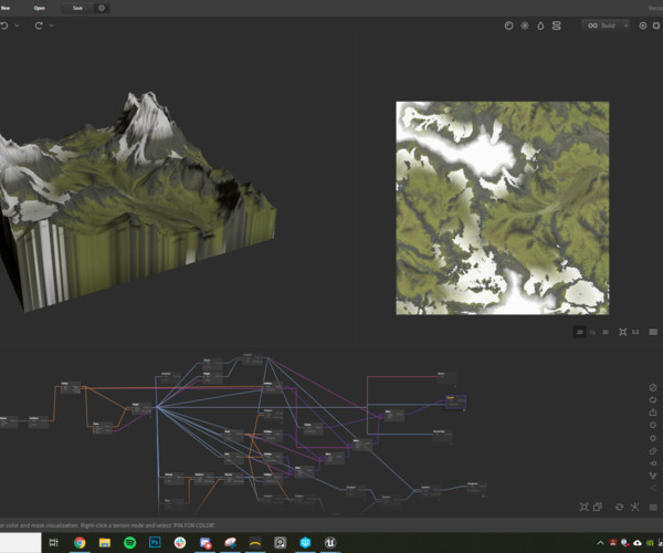 ArtStation - Gaea Terrain - Summer Alps Mountains | Resources