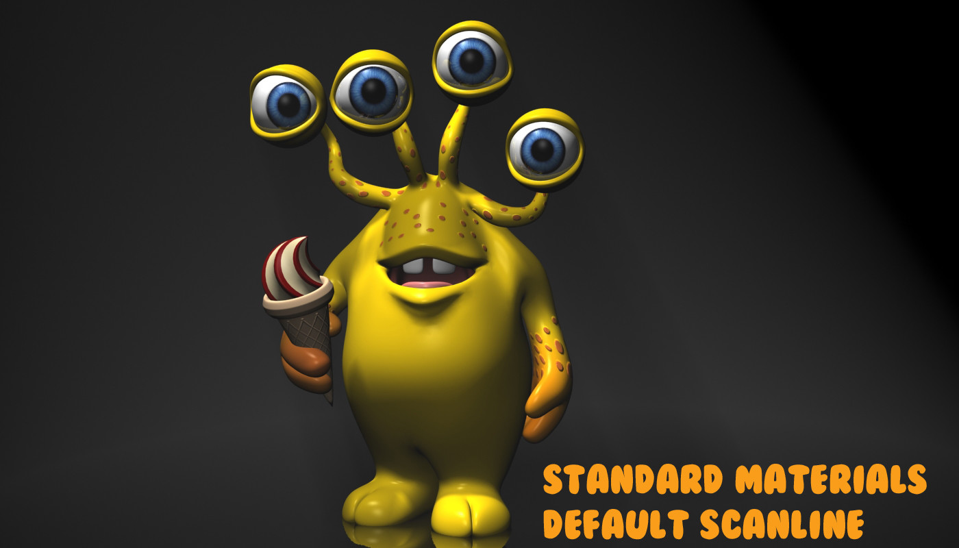 ArtStation - Cartoon Yellow Monster Rigged | Resources