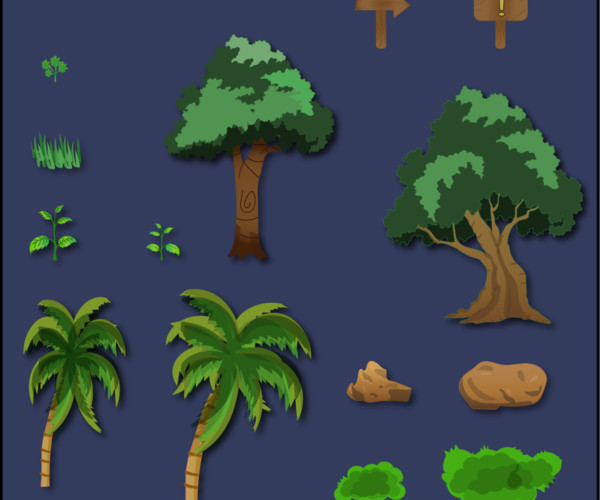 ArtStation - 2d Game Creation Pack | Game Assets