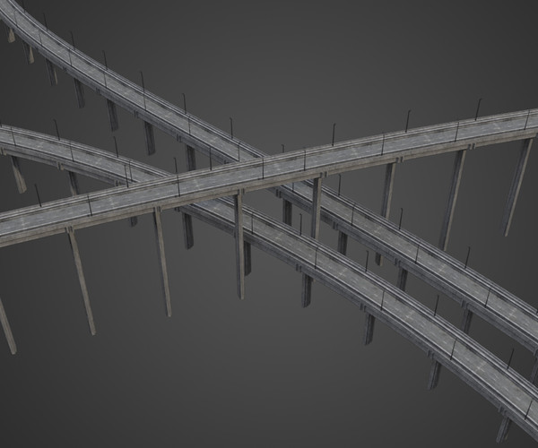 ArtStation - Bridge Overpass 3D Element | Resources