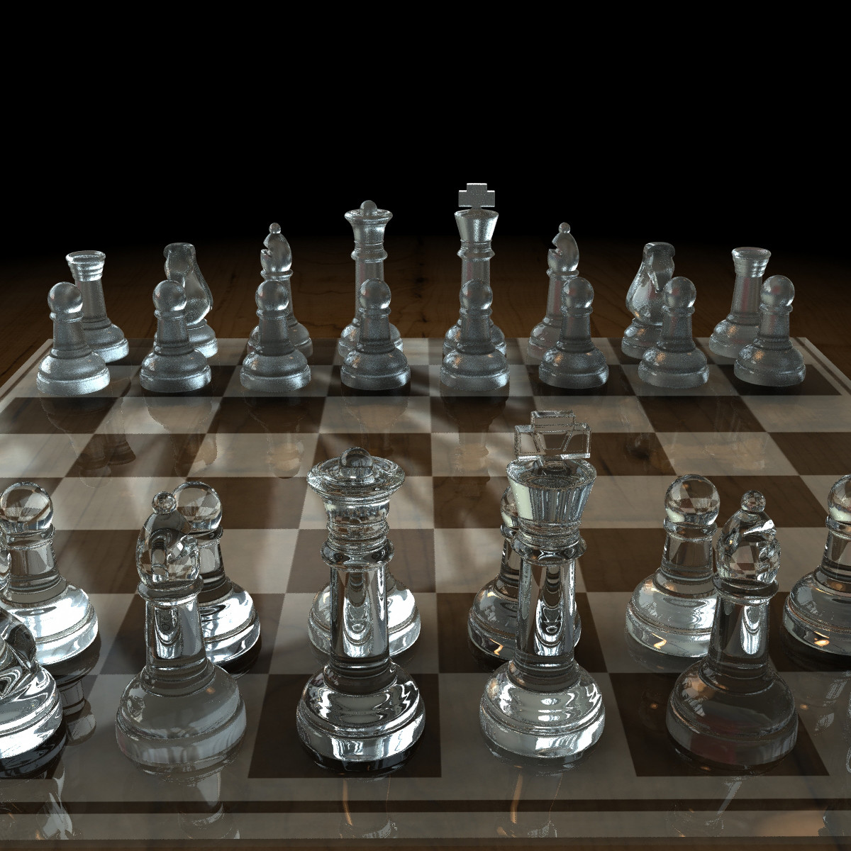 ArtStation - Glass Chess Set | Resources