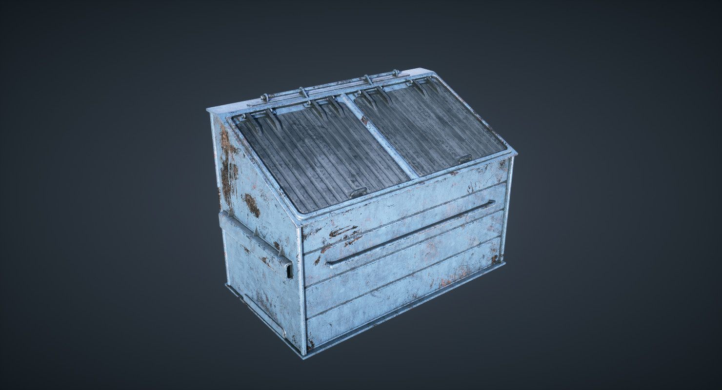 ArtStation - Bin Container | Game Assets