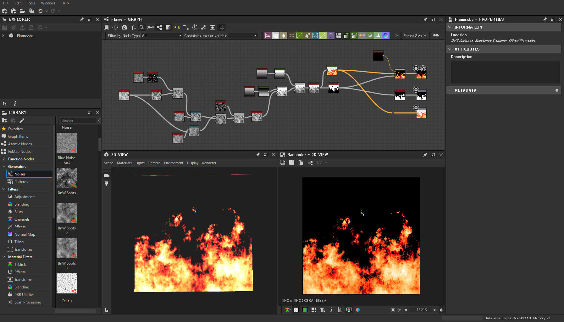 ArtStation - Procedual Flame Effects | Resources