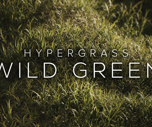 ArtStation - HyperGrass Vol.1 Wild Green - Realistic 3D Grass ...
