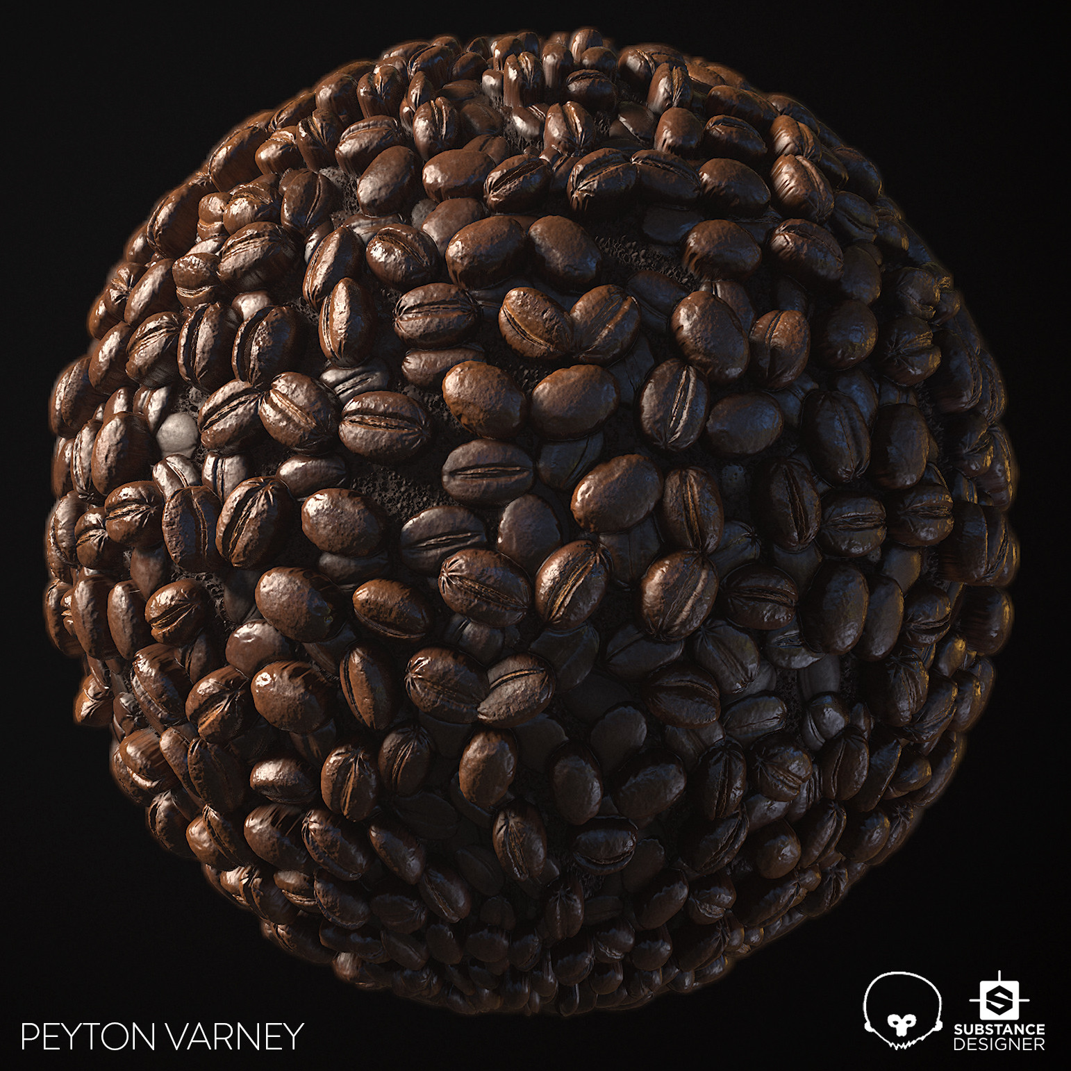 ArtStation - Coffee Bean Material |Substance Designer Graph and ...