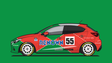 ArtStation - MAZDA 2 RENOWN/Digital File Vector | Artworks