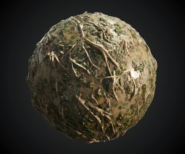 ArtStation - Forest Swamp Terrain Seamless PBR Texture | Game Assets