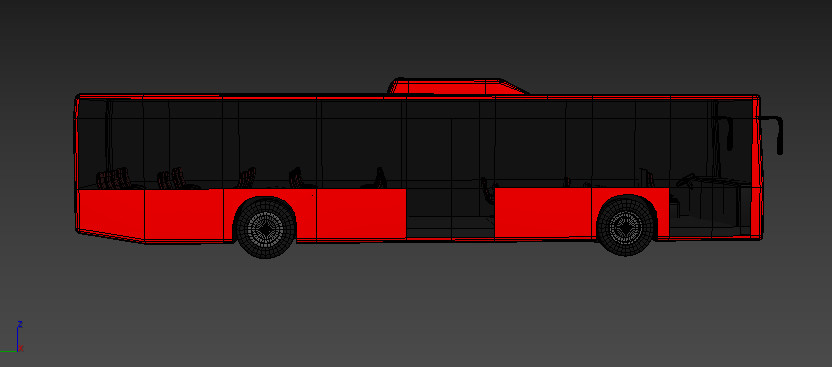 ArtStation - bus autobus coach vehicle car long car wheels wheel OBJ ...