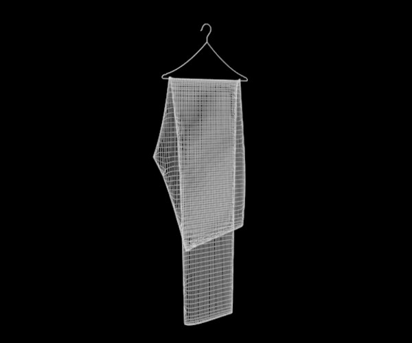 ArtStation - folded hanging jeans pants trousers clothing fold 3D model ...