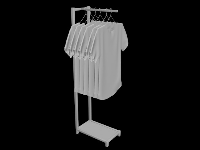 ArtStation - unisex woman women man men tshirt shirt rack folded ...