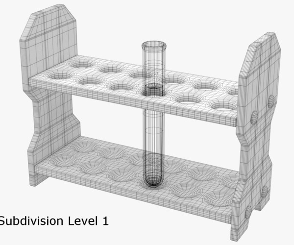 ArtStation - Test Tube Rack | Resources
