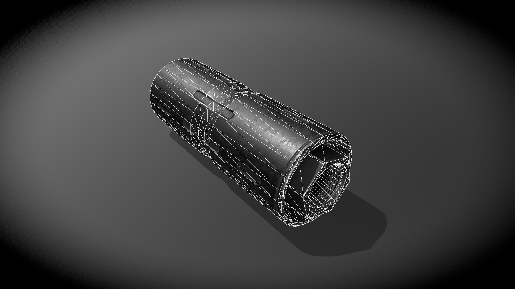 ArtStation - Gemtech Aurora II Suppressor | Game Assets