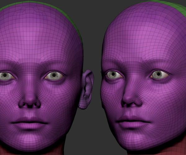 ArtStation - Female Base mesh | Resources