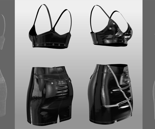 ArtStation - Rocker Outfit vol.01 - Vinyl Collection | Resources
