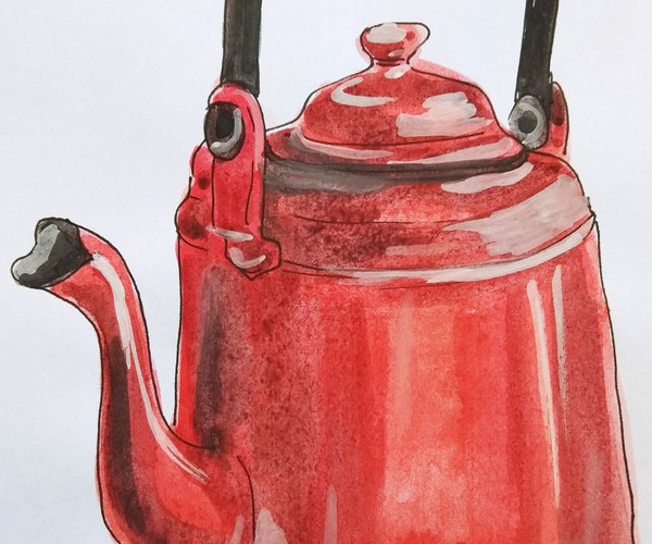 ArtStation - Red teapot | Artworks