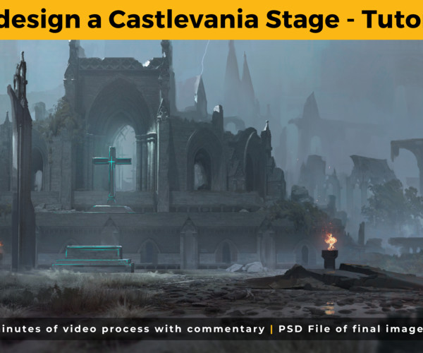 ArtStation - Concept Illustration - Redesign of a Castlevania Stage ...