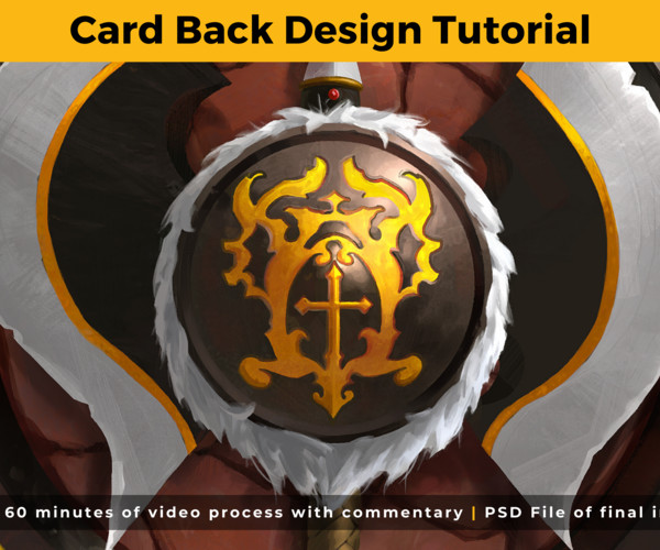 ArtStation - CARDBACK DESIGN Walkthrough Tutorial | Tutorials