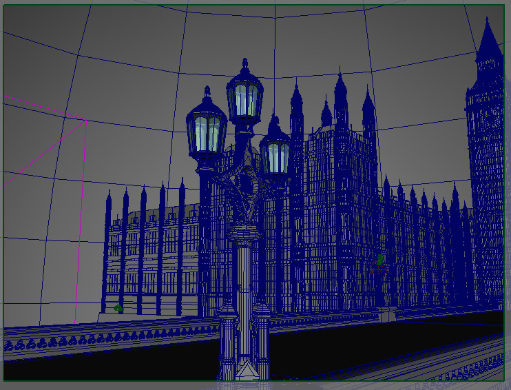 ArtStation - Westminster Bridge Lamp w gritty style textures | Resources