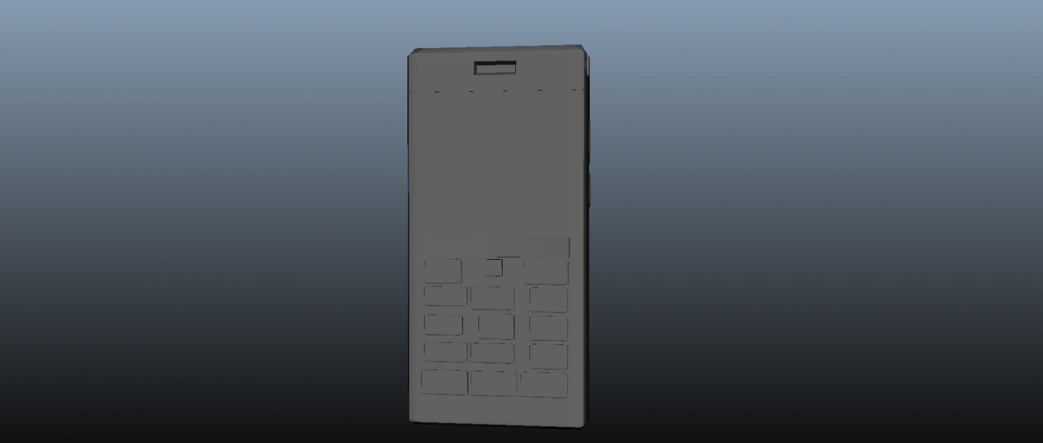 ArtStation - Keypad Mobile Phone untextured | Resources
