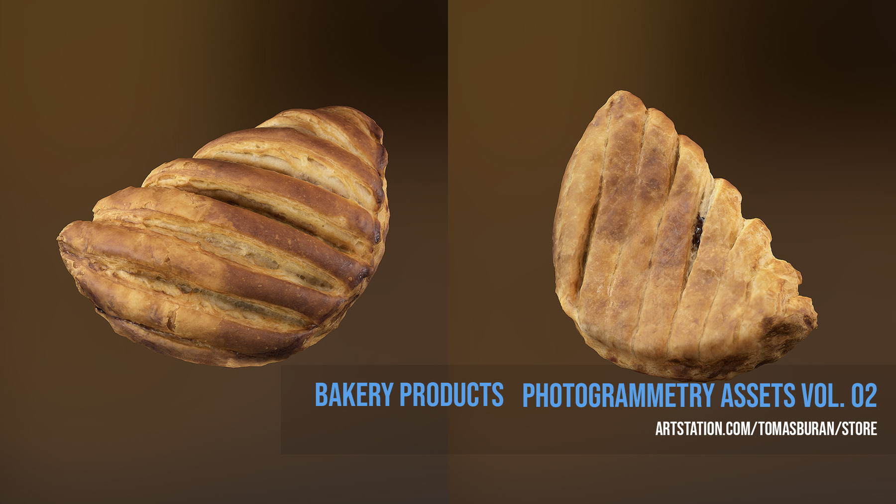 ArtStation - Bakery products pack - photogrammetry 3D assets vol. 02 ...