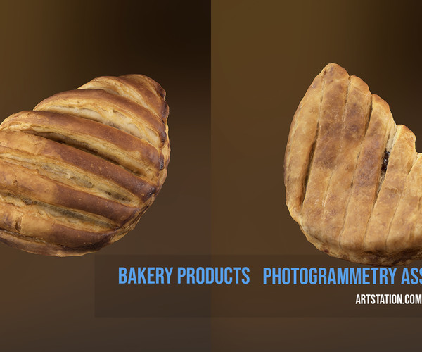 ArtStation - Bakery products pack - photogrammetry 3D assets vol. 02 ...