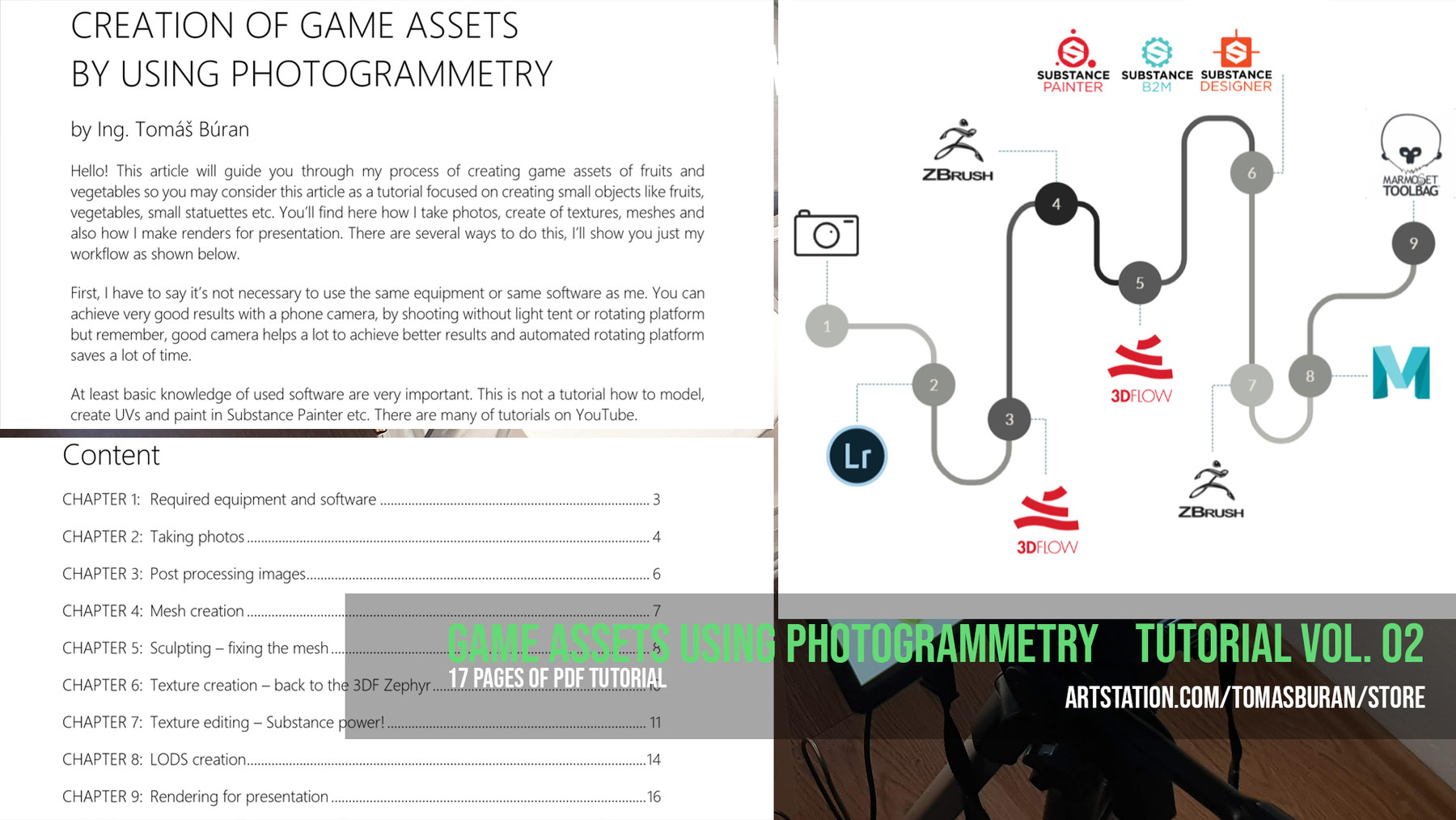 ArtStation - Creation of game assets using photogrammetry - tutorial vol. 02 | Tutorials