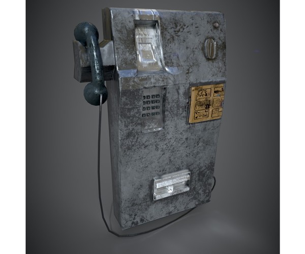 ArtStation - Pay phone | Resources