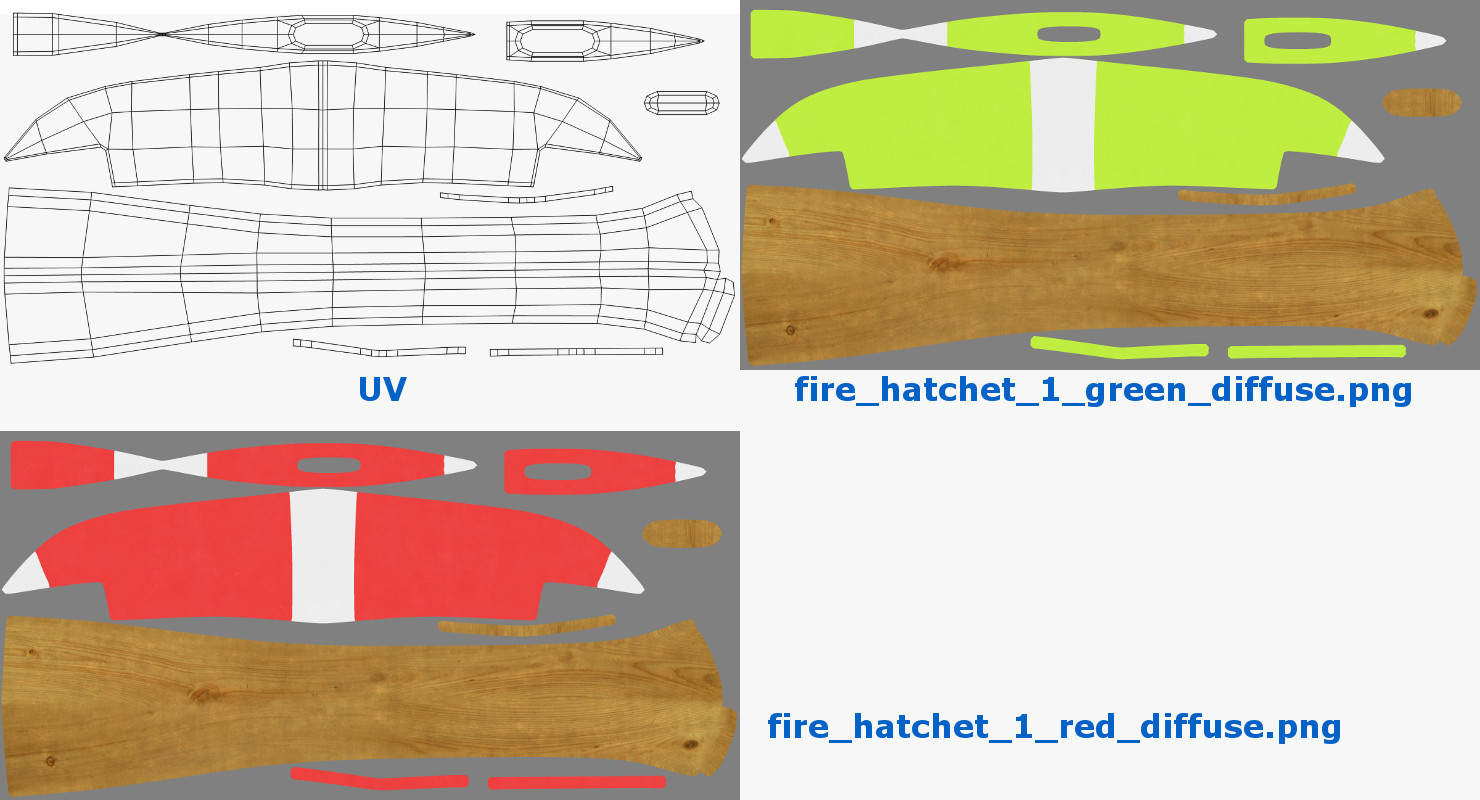 ArtStation - Fire Hatchet 1 Textured | Resources