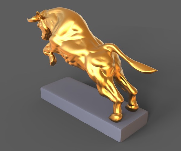 ArtStation - Angry bull 3D print model | Resources