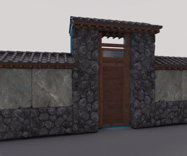 ArtStation - Japanese Walls & Rooftiles 3D Kit & Tutorial | Resources