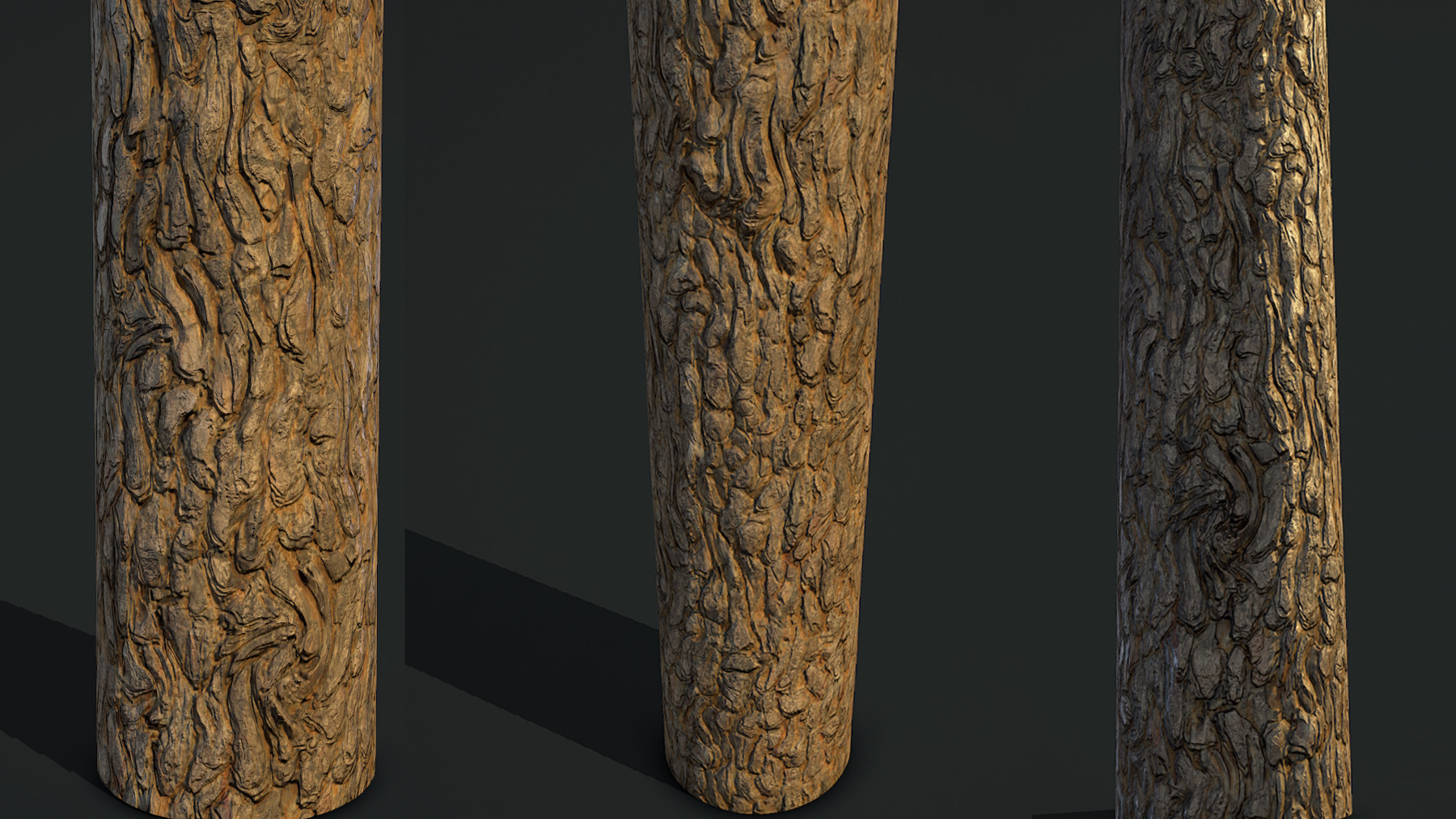 ArtStation - Pine Bark Material | Game Assets