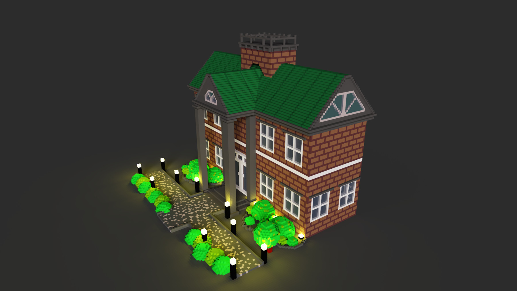 ArtStation - House 2 voxel | Resources