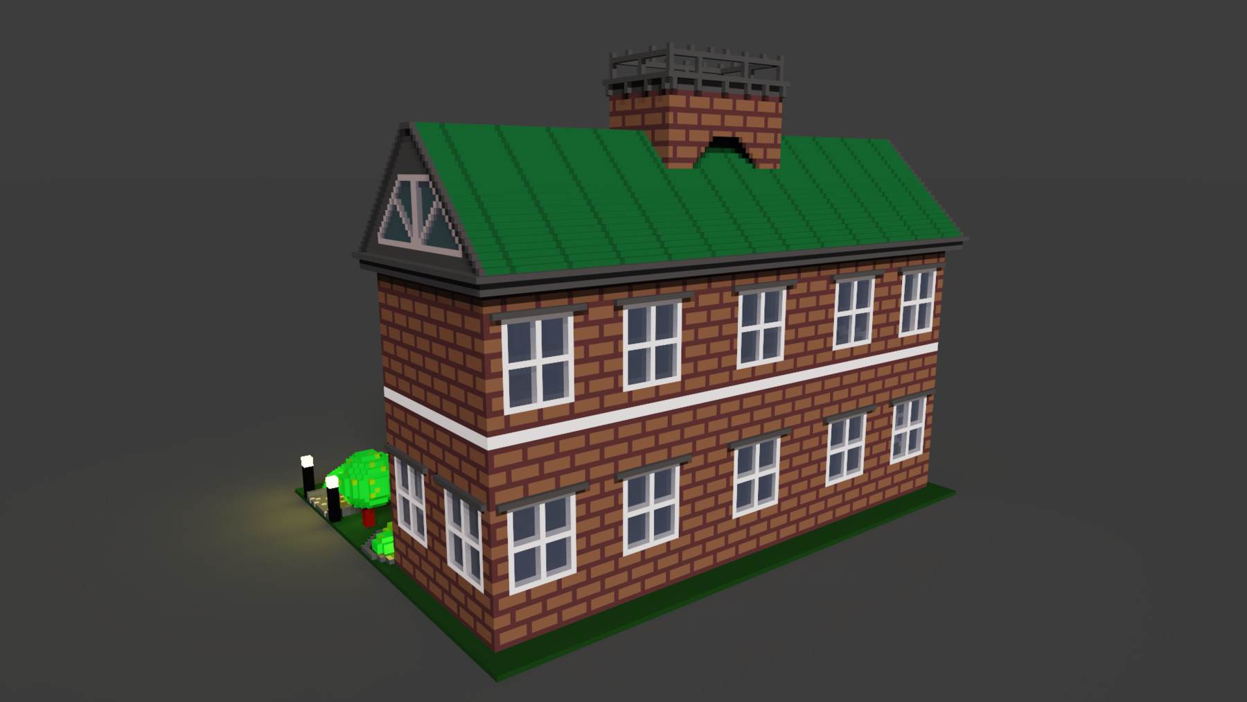 ArtStation - House 2 voxel | Resources