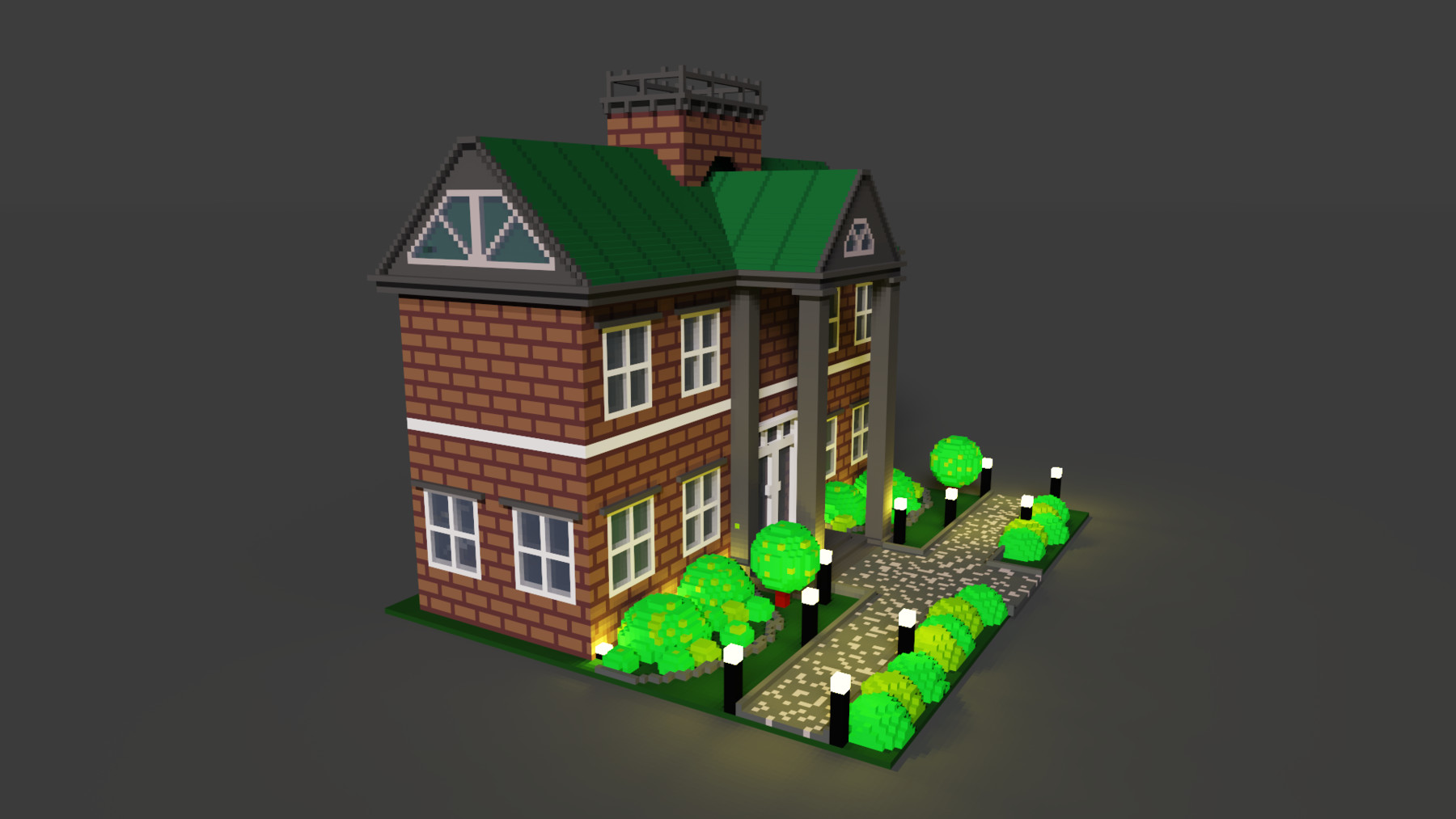 ArtStation - House 2 voxel | Resources