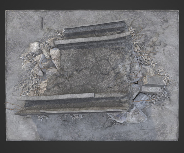 ArtStation - Destroyed Bridge Element | Resources