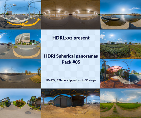 ArtStation - 16K 32bit HDRI Spherical Panoramas Pack #05 (Japan) | Resources