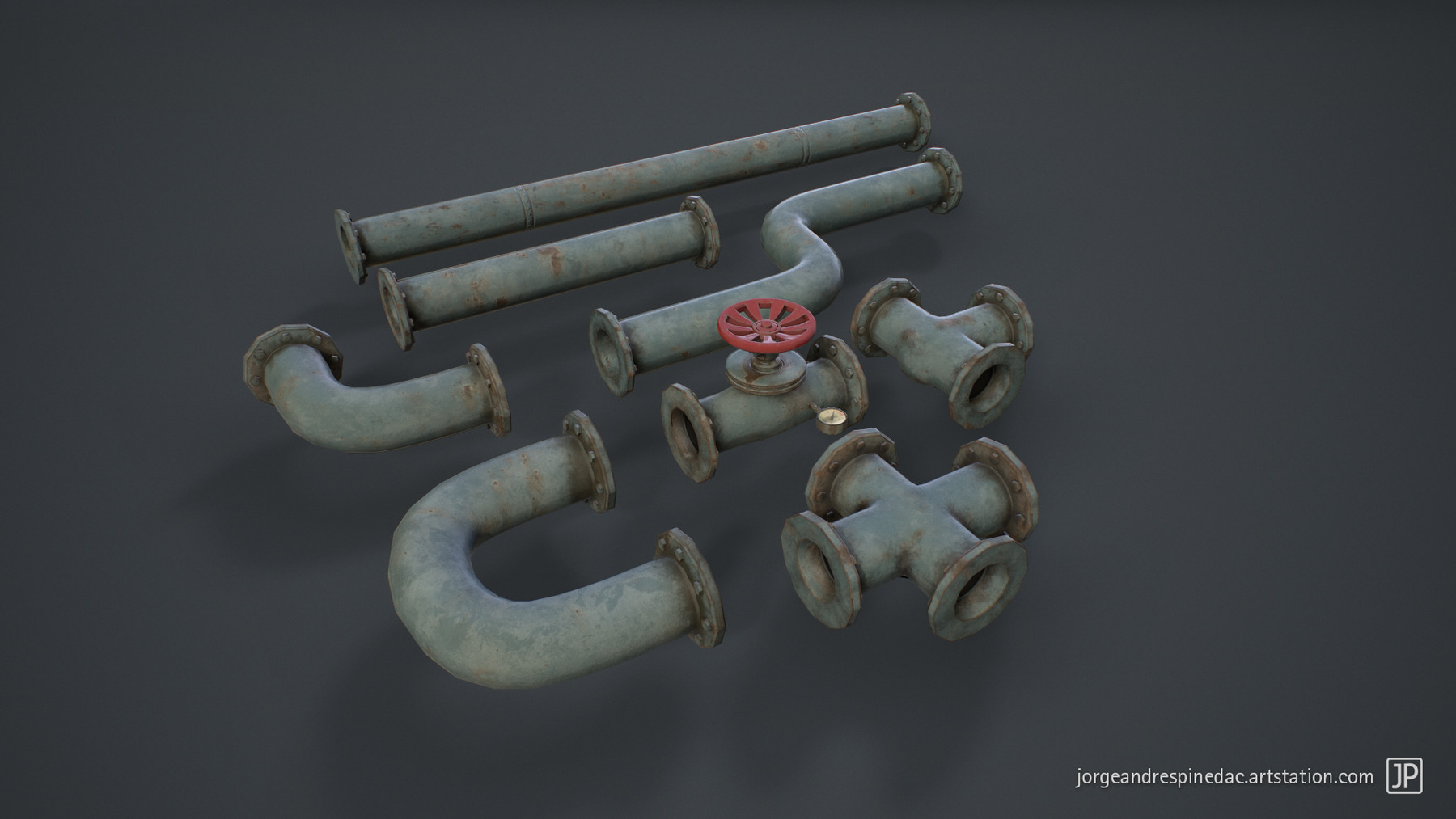 ArtStation - Pipes Pack - Modular Set | Resources